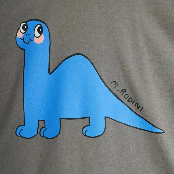 MINI RODINI Loose Fit Dino T-shirt