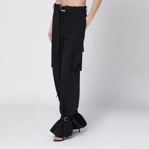 Attico Nylon Cargo Trousers