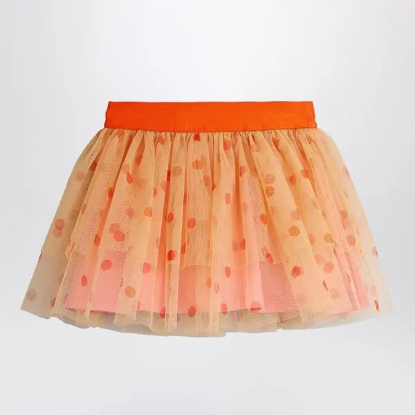 MINI RODINI Polka Dot Tulle Skirt