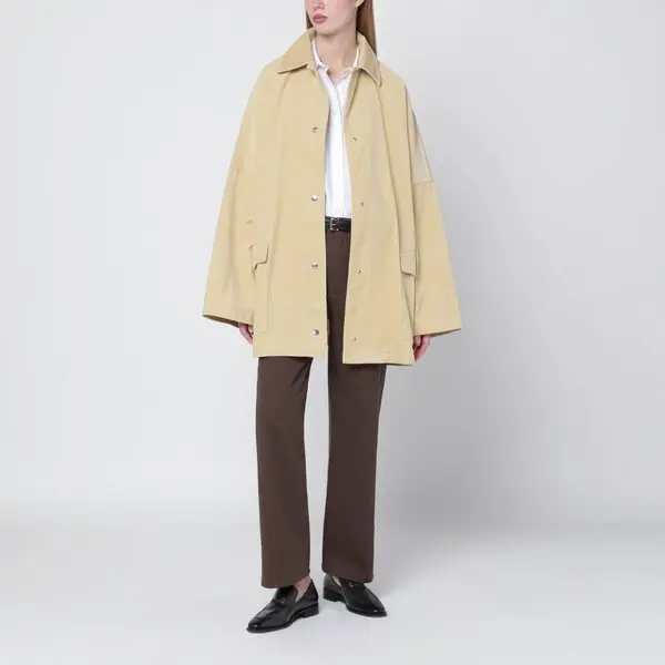 TOTEME Corduroy Overshirt Jacket - Beige