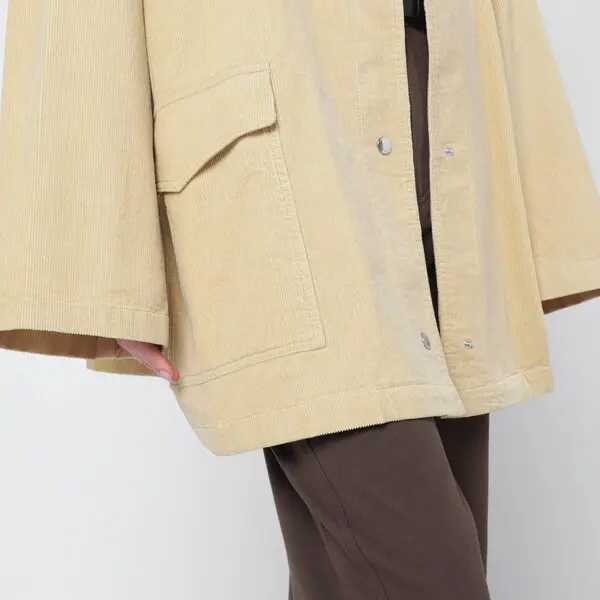 TOTEME Corduroy Overshirt Jacket - Beige