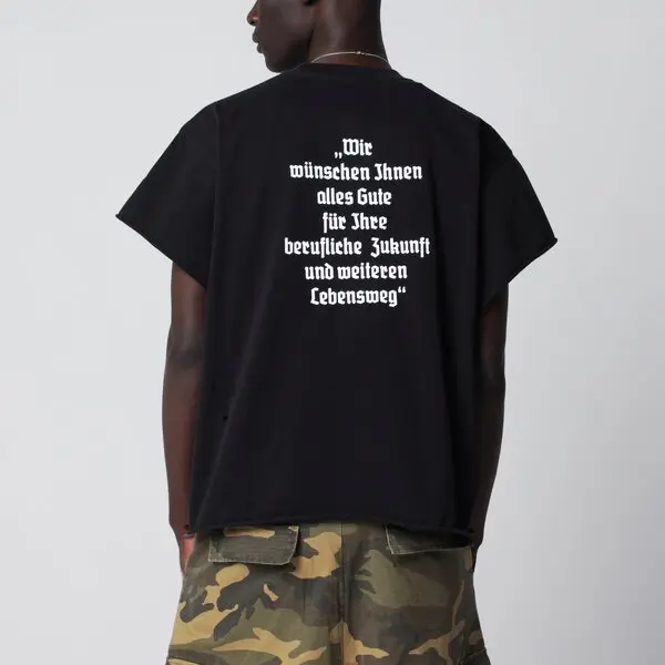 DAGGER Cotton Distressed T-shirt
