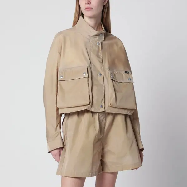 Prada Short Re-nylon Raincoat