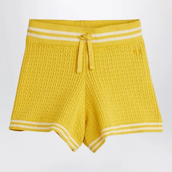 MINI RODINI Cable Knit Shorts