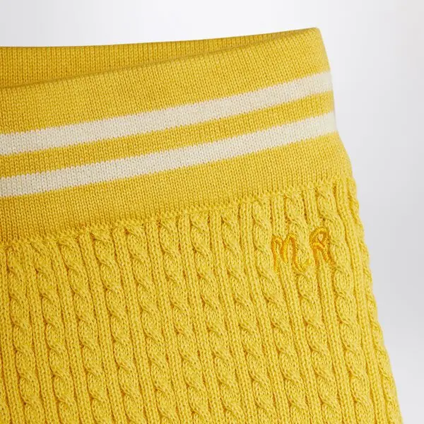 MINI RODINI Cable Knit Shorts