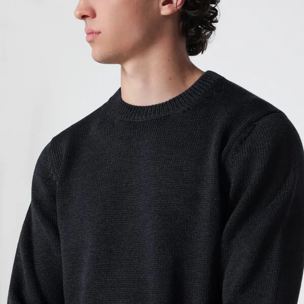 ROBERTO COLLINA Wool Crew-neck Sweater