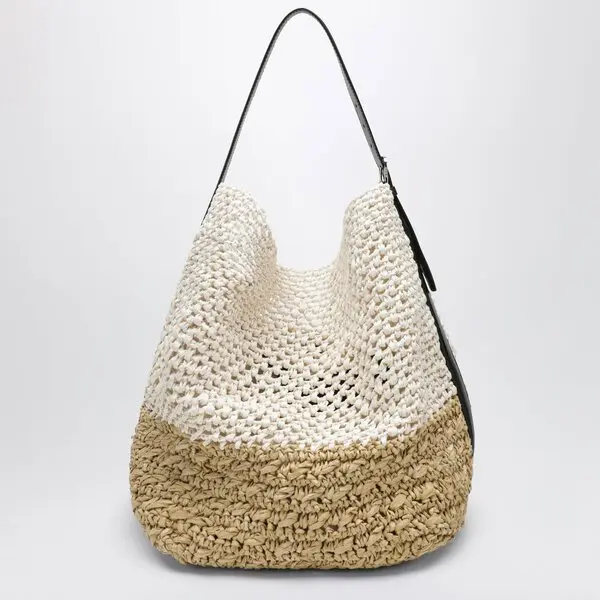 TOTEME Raffia Tote Bag - Beige