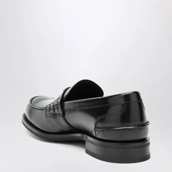 Prada Brushed Leather Loafers