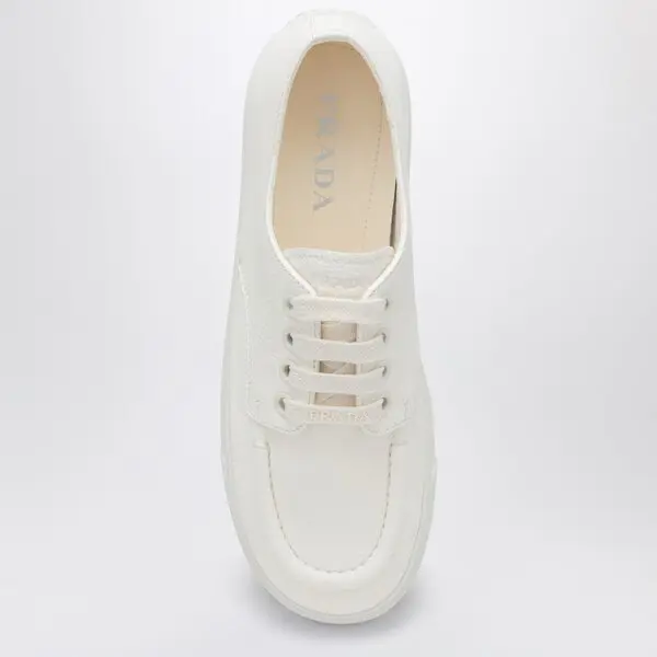 Prada Hammered Leather Sneakers