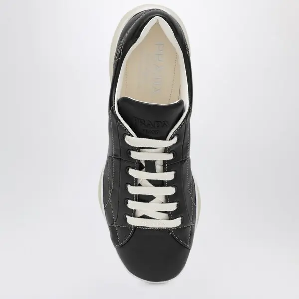 Prada Nappa Leather Lace-up Sneakers