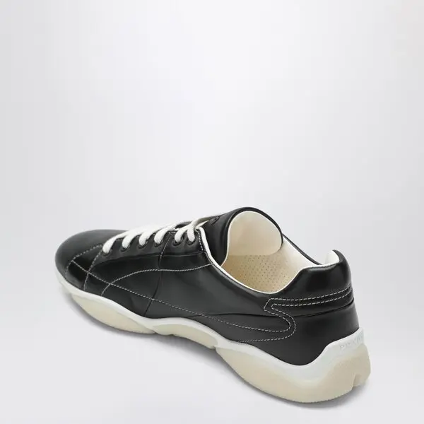 Prada Nappa Leather Lace-up Sneakers