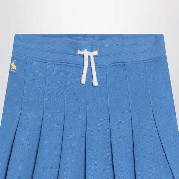 Polo Ralph Lauren Pleated Mini Skirt With Embroidered Logo