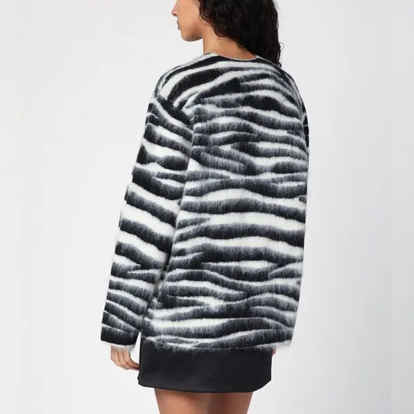 Marc Jacobs Zebra-patterned Wool-blend Jumper