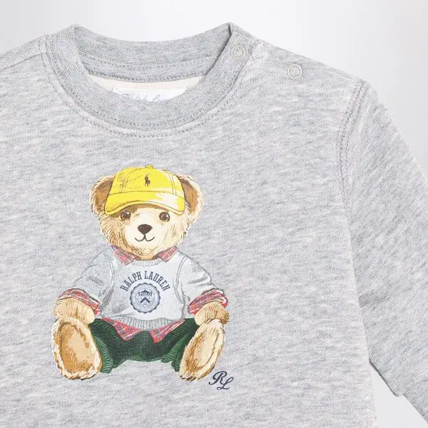 Polo Ralph Lauren Cotton Sweatshirt With Polo Bear Print