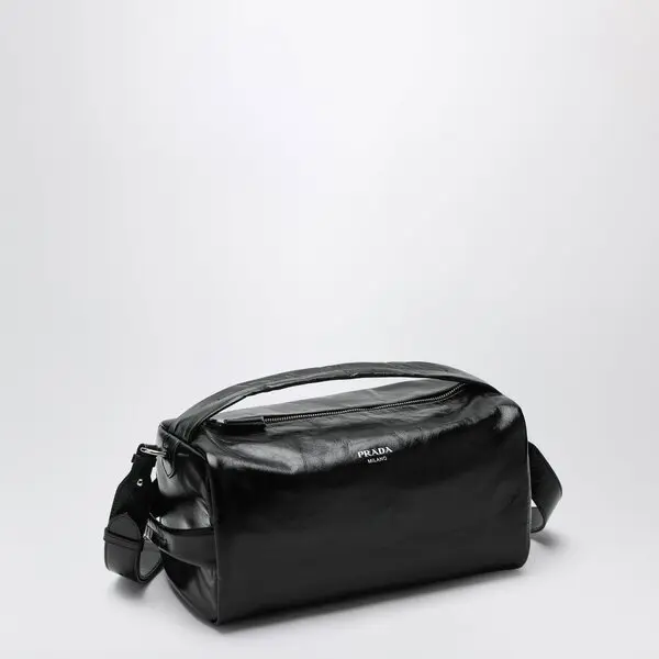 Prada Leather Bag With Glossy Finish