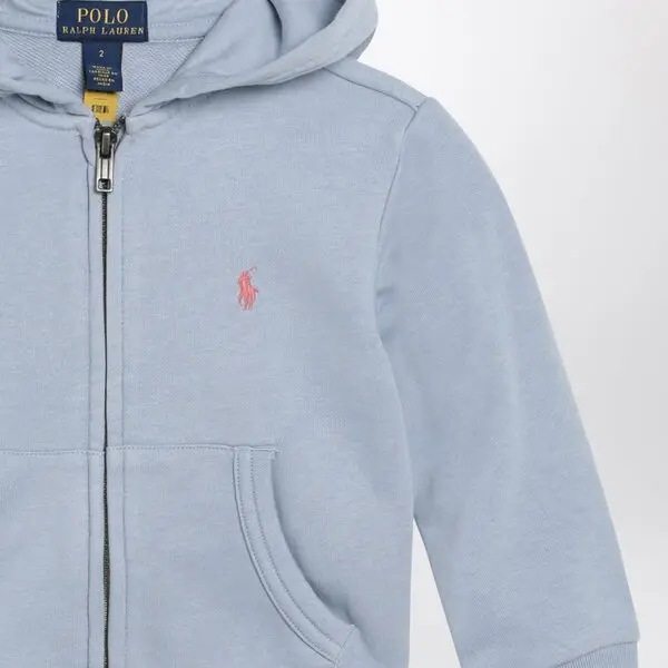 Polo Ralph Lauren Zip Hoodie - Light Blue
