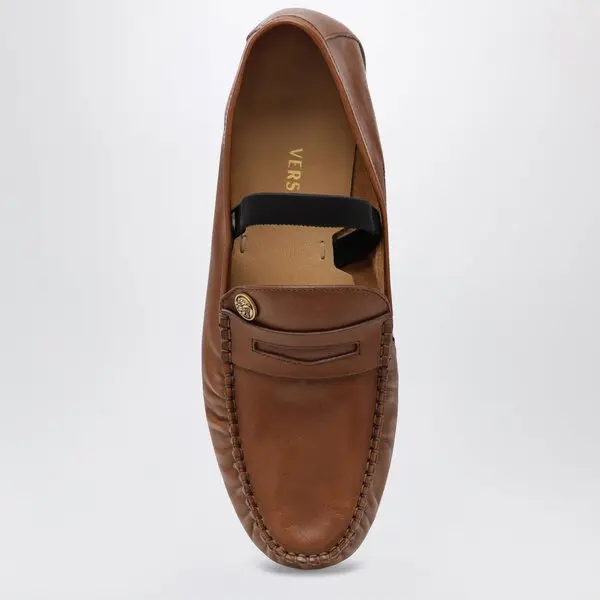 Versace Calf Leather Loafers