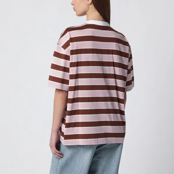 Prada Striped Cotton T-shirt