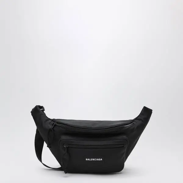 Balenciaga Explorer Nylon Belt Bag - Black