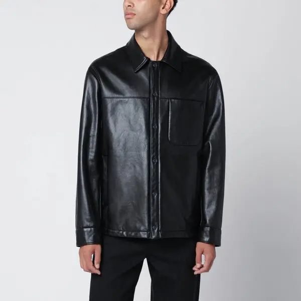SALVATORE SANTORO Leather Overshirt