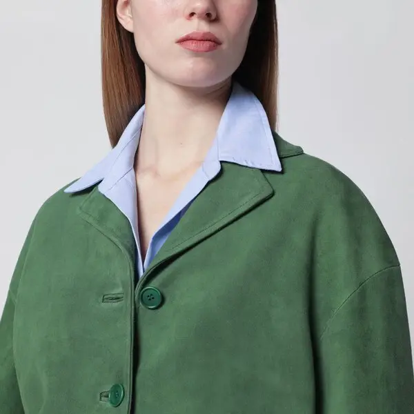 SALVATORE SANTORO Suede Jacket With Classic Lapels