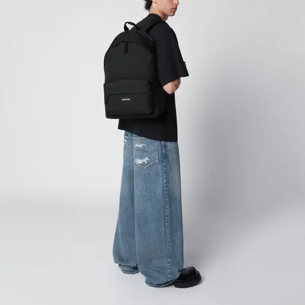 Balenciaga Explorer Backpack With Logo Patch