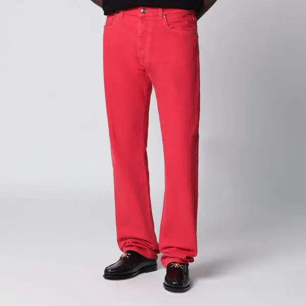 Versace Straight-leg Cotton Denim Jeans