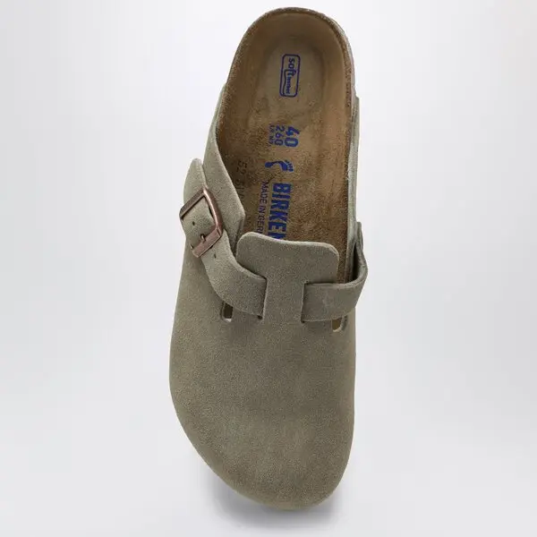 BIRKENSTOCK Suede Clogs With Adjustable Buckle