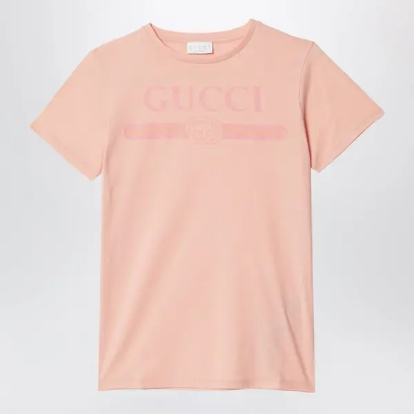 Gucci Crewneck T-shirt With Logo Print