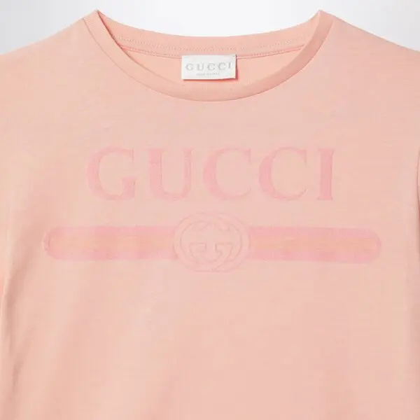 Gucci Crewneck T-shirt With Logo Print