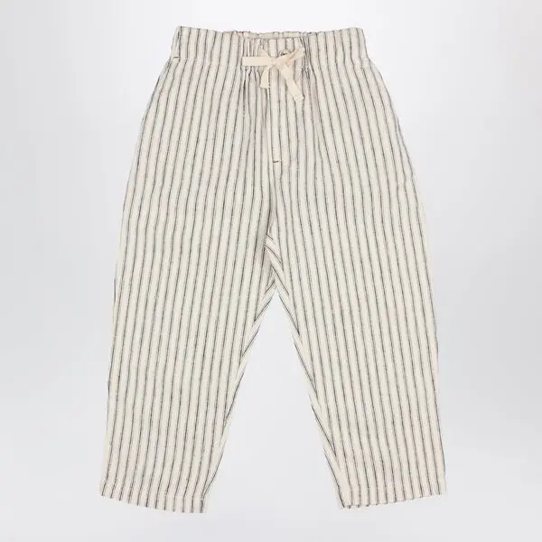 BÚHO Striped Linen Blend Trousers