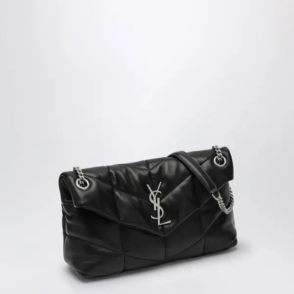 Saint Laurent Small Loulou Puffer Bag - Black