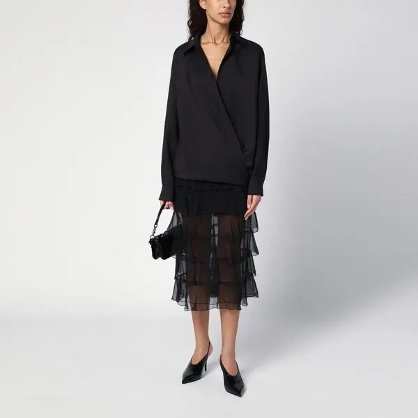 Valentino Garavani Wool Mohair And Silk Shirt