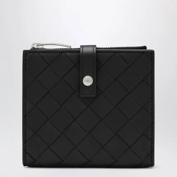 Bottega Veneta Braided Wallet - Black