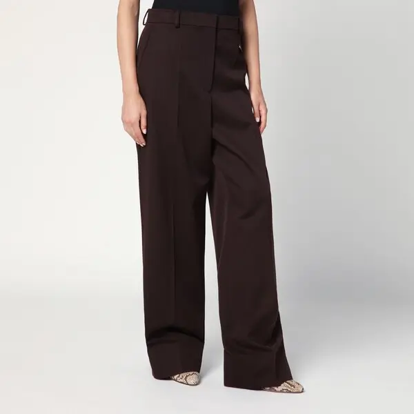 Stella McCartney Plum Wool Trousers