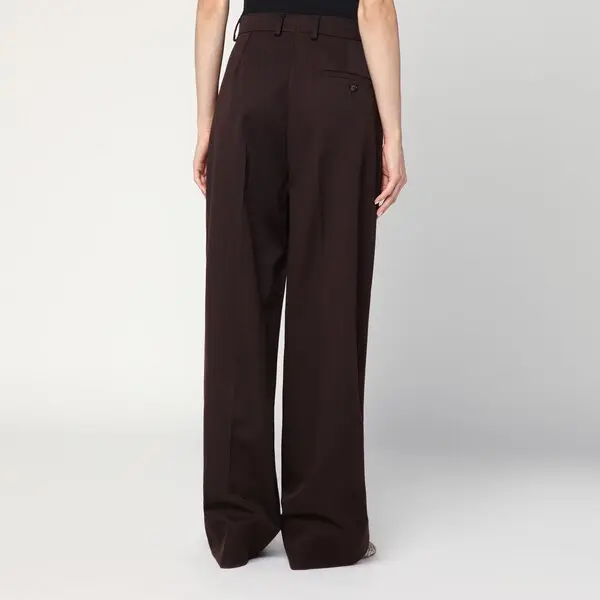 Stella McCartney Plum Wool Trousers