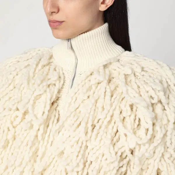 Stella McCartney Wool Bomber Jacket With Fringes