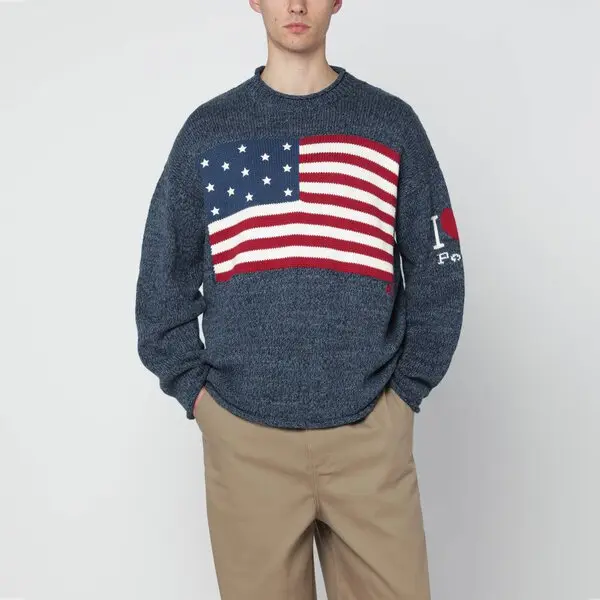 Polo Ralph Lauren I Love Polo" Flag Sweater