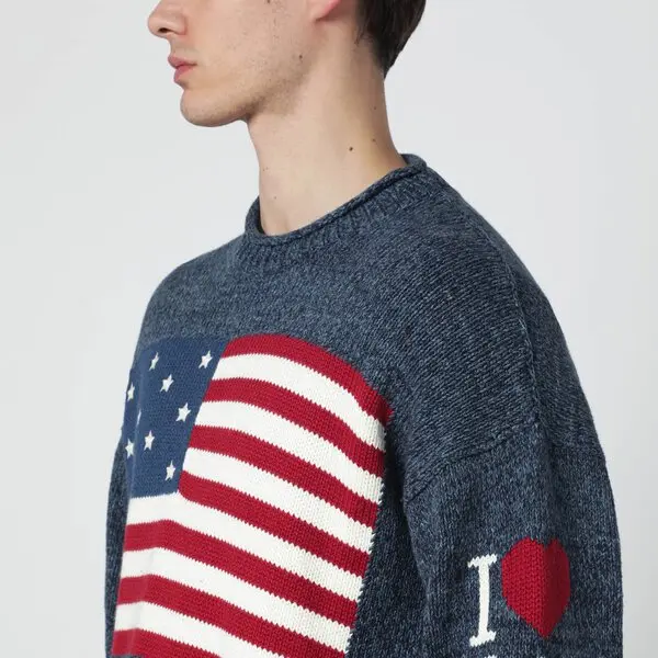 Polo Ralph Lauren I Love Polo" Flag Sweater