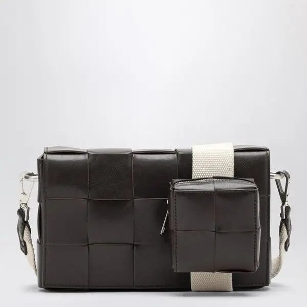 Bottega Veneta Dark Cassette Shoulder Bag - Brown