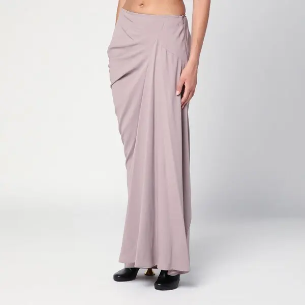 Dries Van Noten Long Draped Skirt