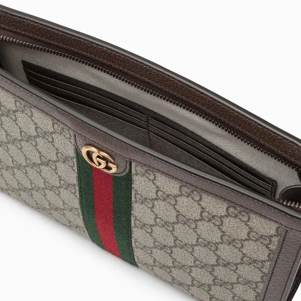 Gucci Gg Supreme Ophidia Pouch