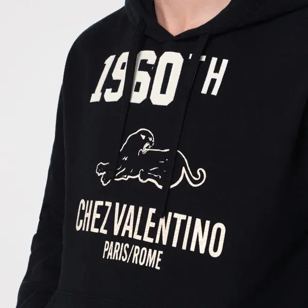 Valentino Garavani Cotton Hoodie With '1960 Chez Print