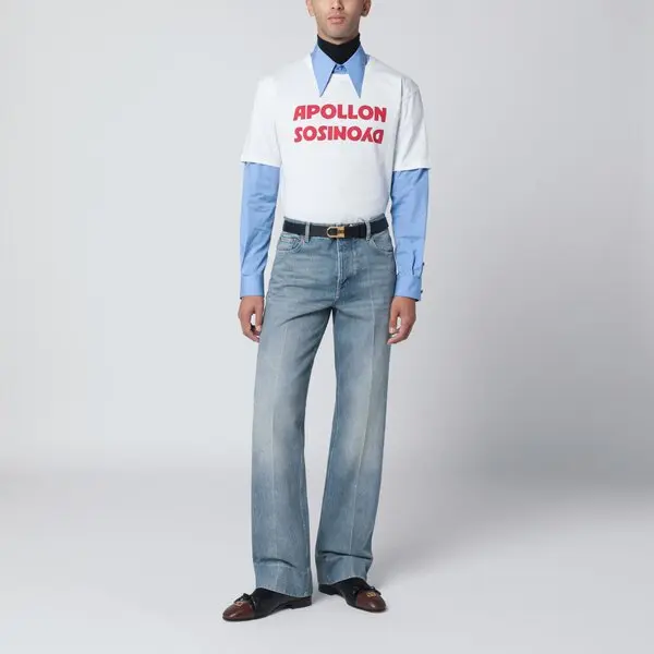 Valentino Garavani Medium Washed-effect Jeans