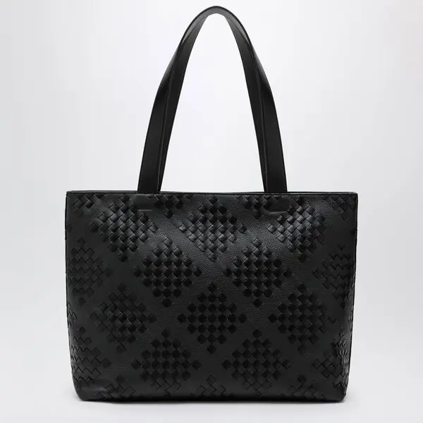 Bottega Veneta Intrecciato Tote Bag - Black
