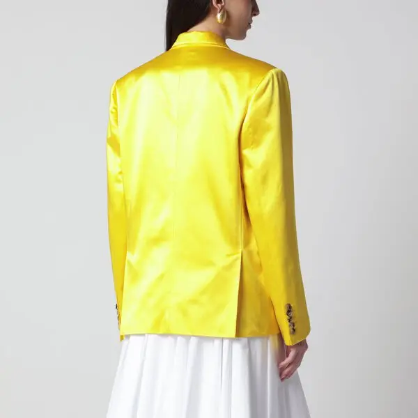 Dries Van Noten Double-breasted Cotton Blend Jacket