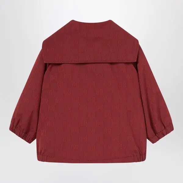 Gucci Nylon Twill Jacket With Gg Motif