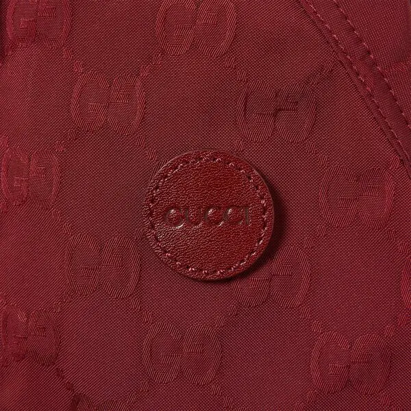 Gucci Nylon Twill Jacket With Gg Motif
