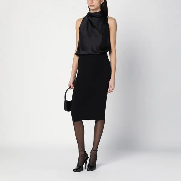 Saint Laurent Wool Pencil Skirt