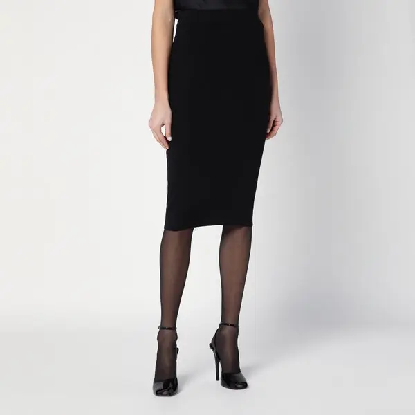 Saint Laurent Wool Pencil Skirt